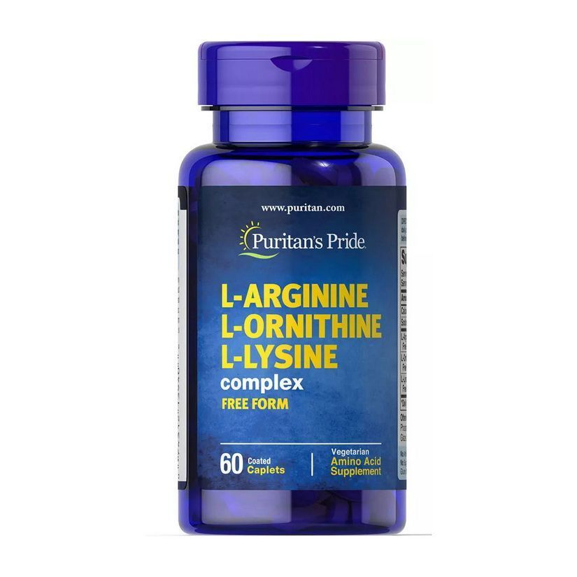 Купити L-Arginine L-Ornithine L-Lysine (60 caplets) 000006966 в ...